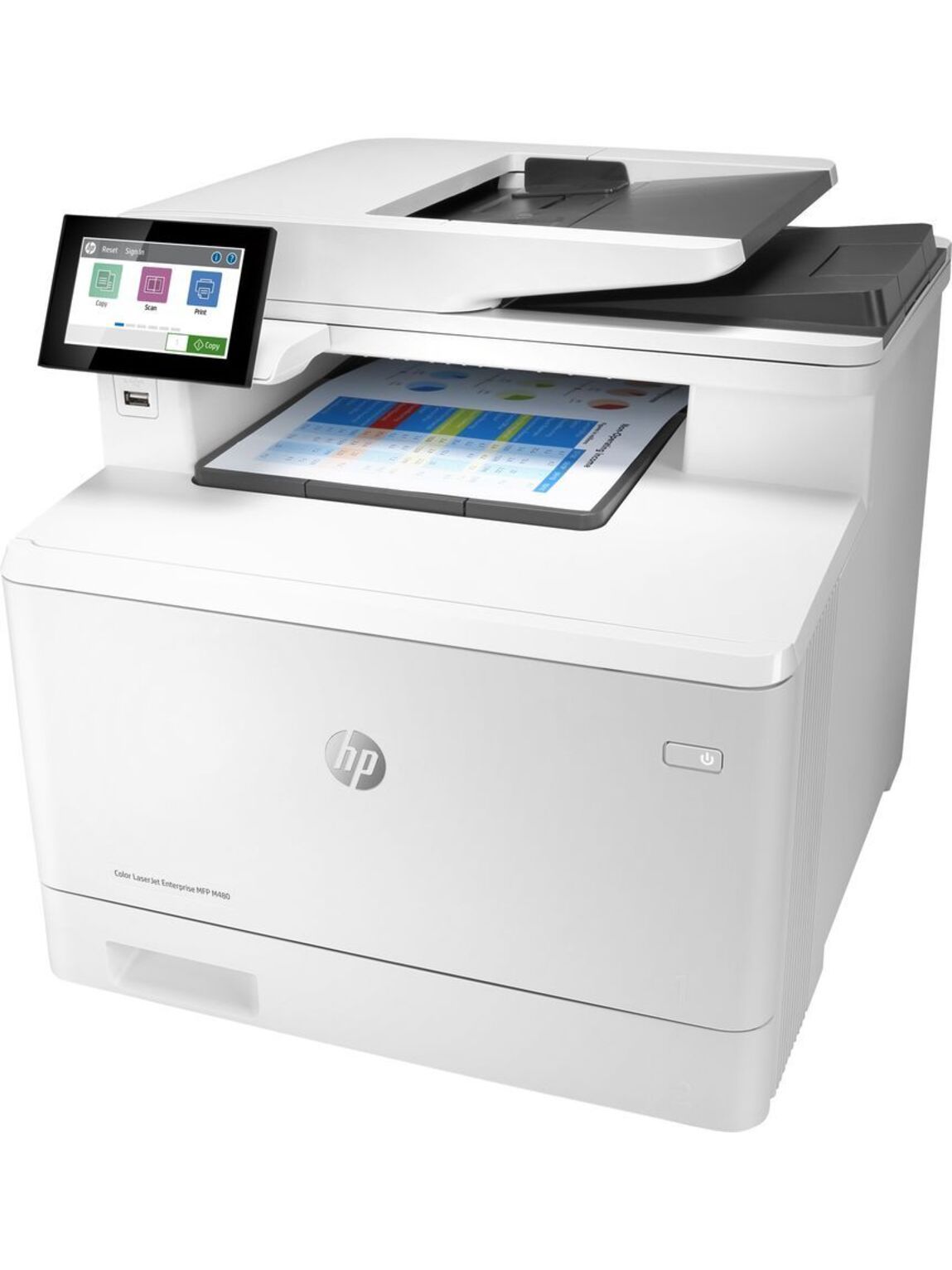 МФУ лазерное HP Color LaserJet Ent M480f (3QA55A)