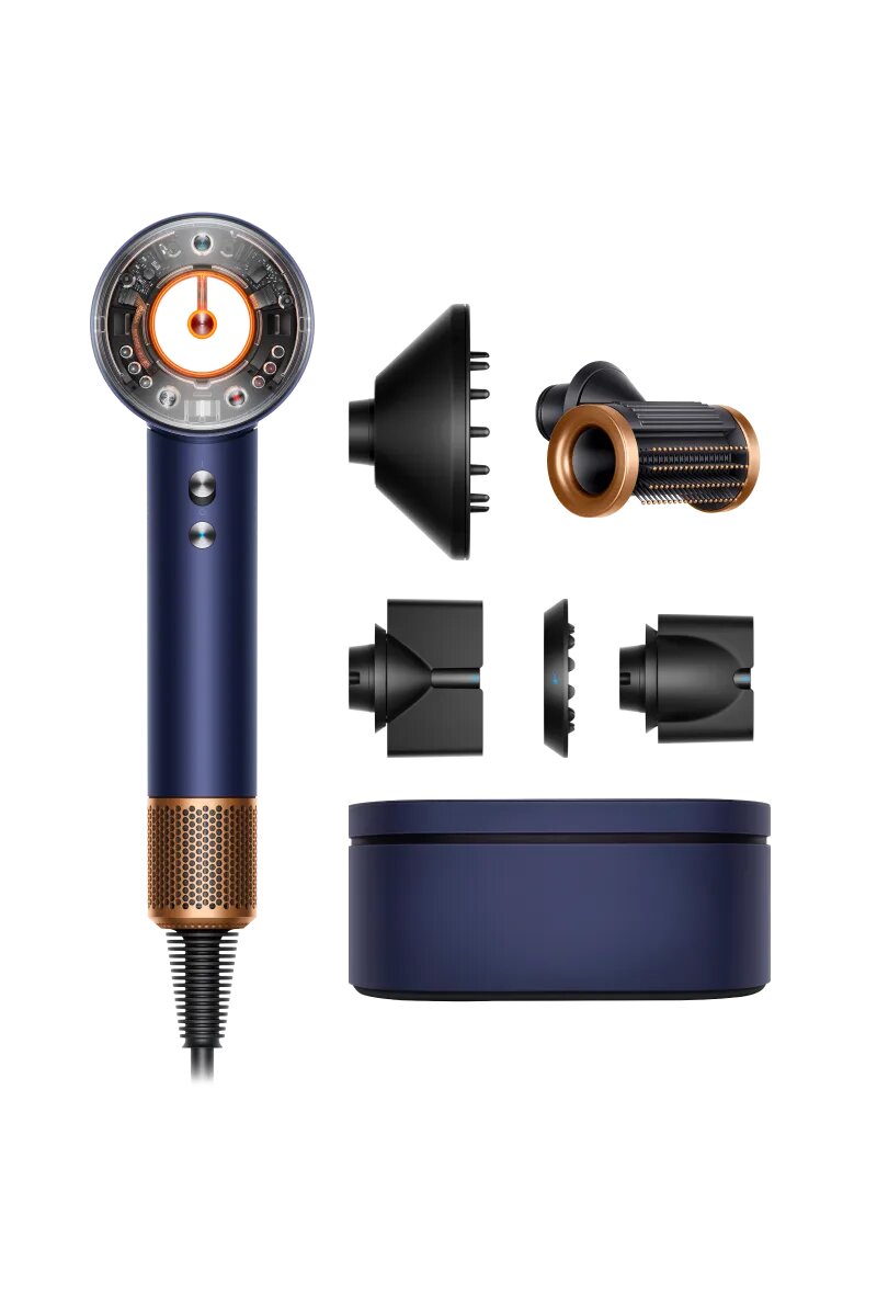 Dyson Blue Case Copper Eu Nural Prussian Rich Supersonic With Hd16