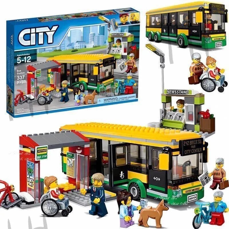 Конструктор City 60154 Автобусная остановка1