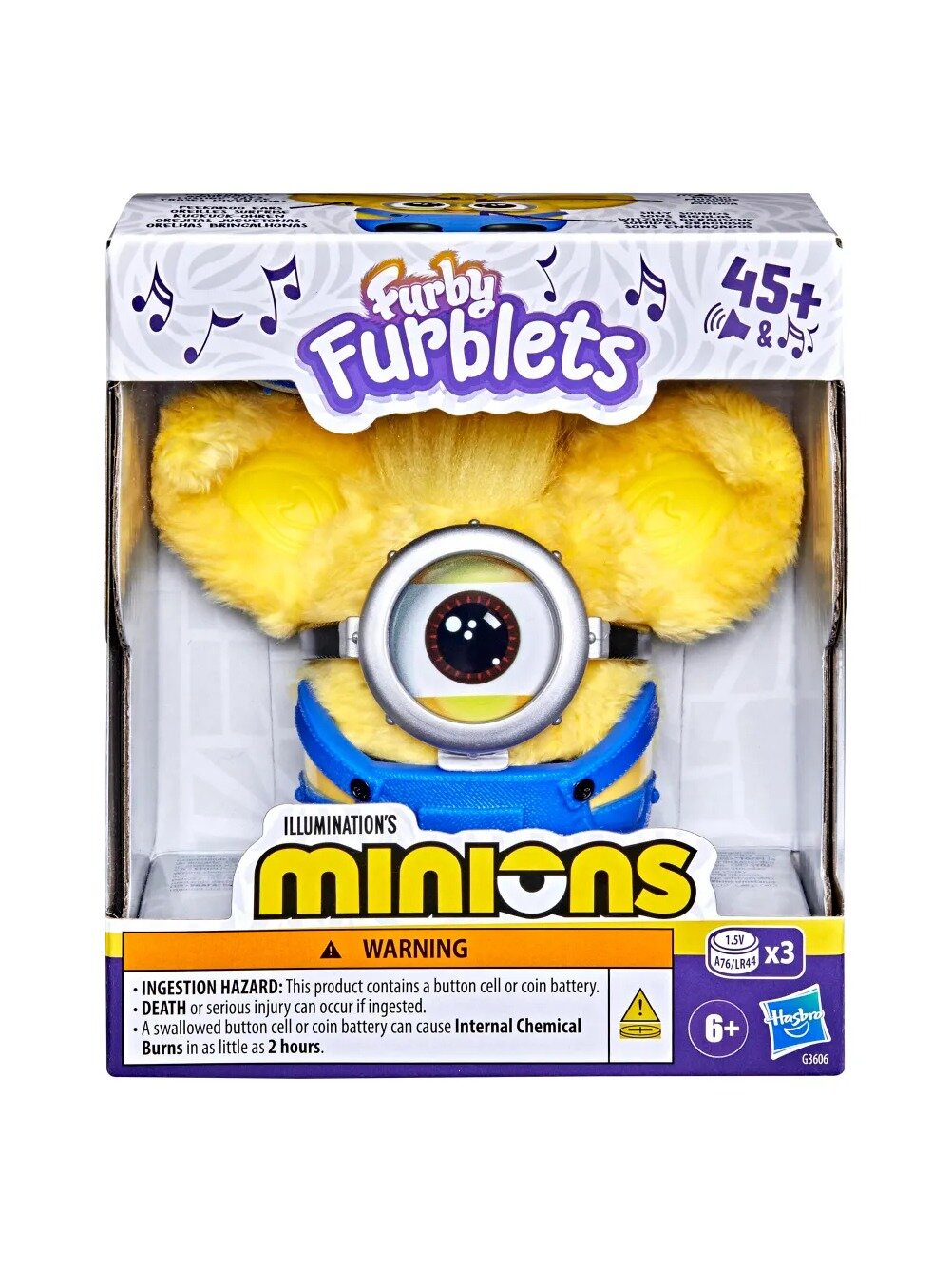 Интерактивная мягкая игрушка Furby Furblets Миньон мини плюш светящаяся для детей 6+