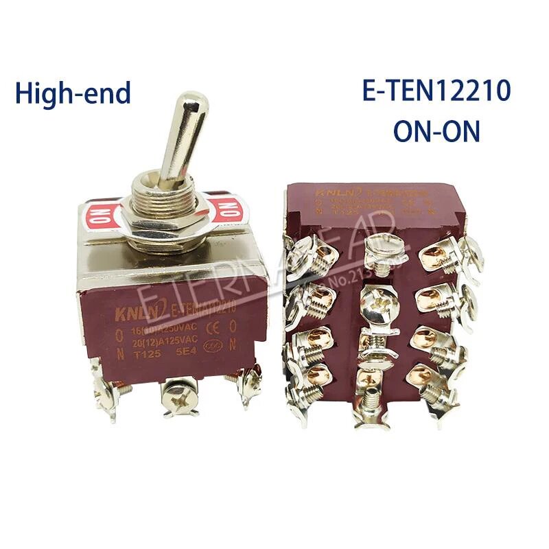 Переключатель ETERNALFAR E-TEN12210 ON-ON, Цвет: T-TEN(A)12210