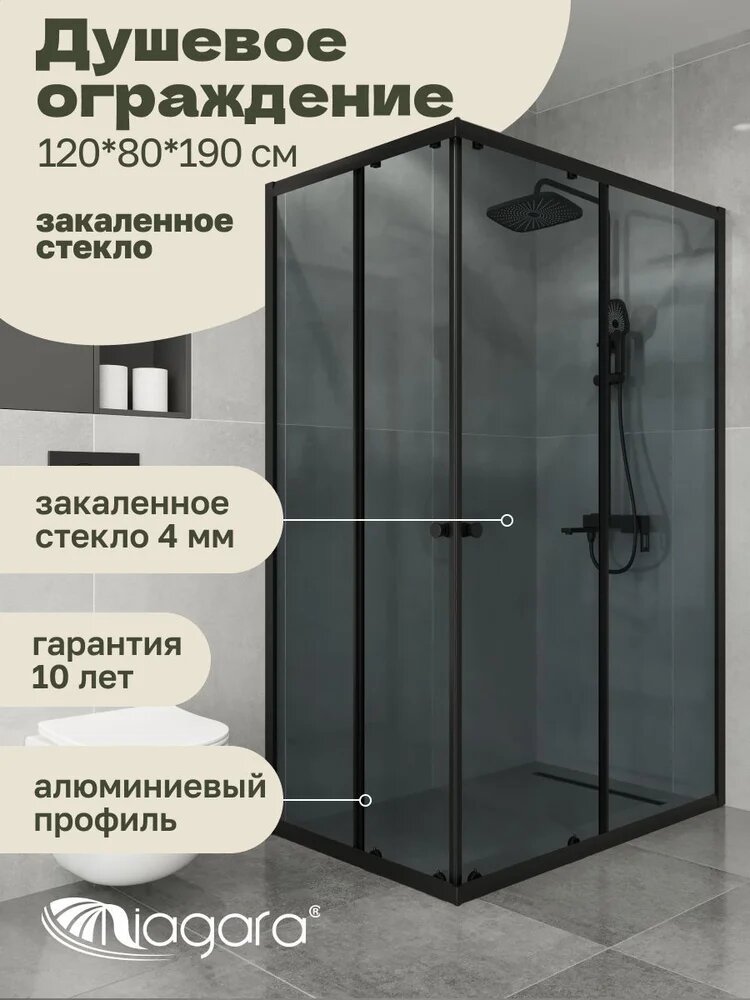 Душевой уголок Niagara Eco NG-1012-14QT (120x80x190 см)