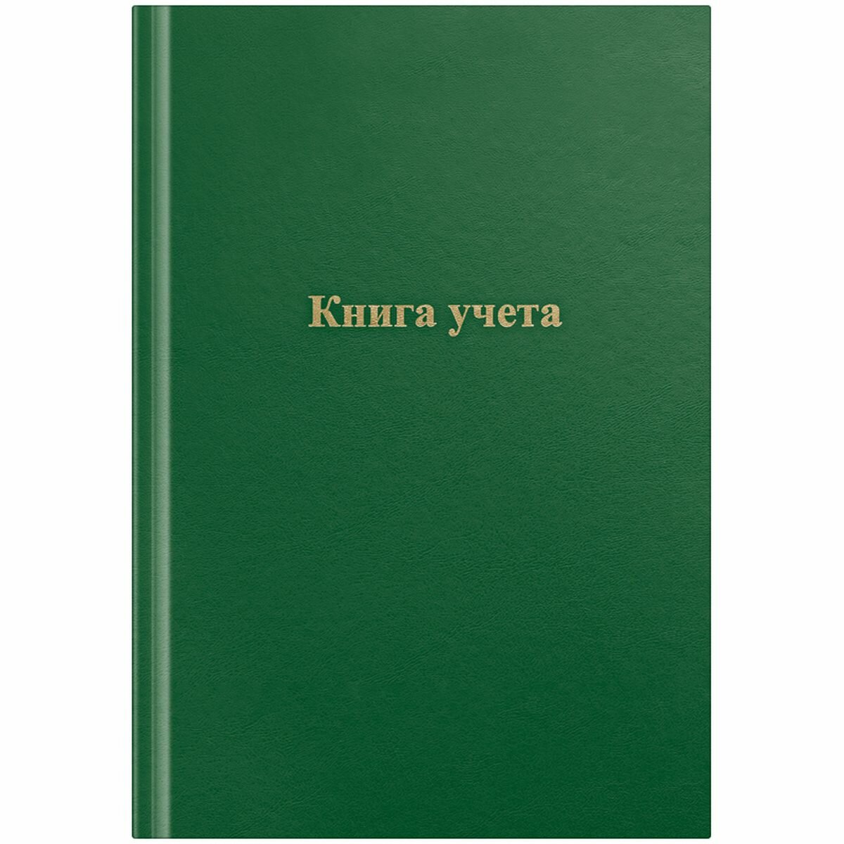 Бухгалтерская книга учета OfficeSpace (А4, 96л, клетка, сшивка) бумвинил, зеленый (275753), 10шт.