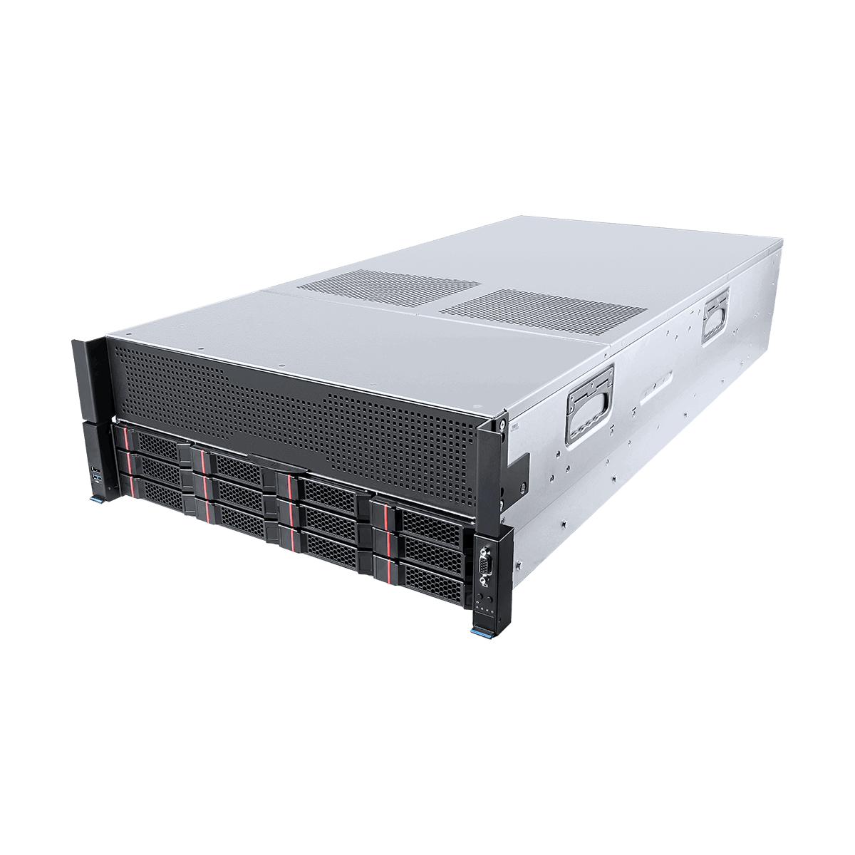 939-S383-03S MSI Серверная платформа/ MSI G4201-HE, 4U, 2x Intel 4/5 gen LGA4677 350w, 32x DDR5, 2x 3.5/2.5' NVME hsb