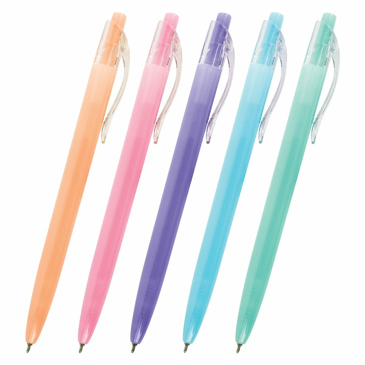 Ручка шариковая автоматическая Brauberg Pastel (0.35мм, синяя) (143456), 30шт.