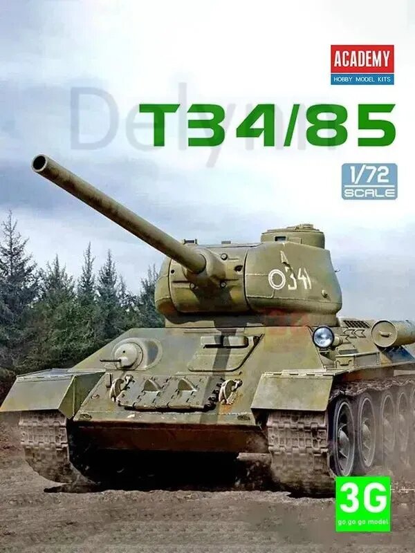 ACADEMY 13421 1/72 Сборная модель советского среднего танка Т-34/85