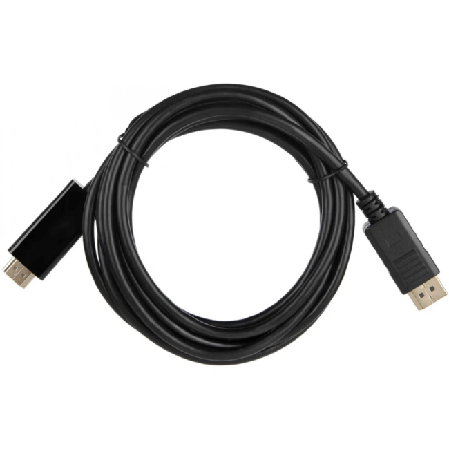 ACD Кабель ACD-DDHM2-18B DisplayPort 1.2, DP-HDMI, Golden Plated, 20m/19m, Черный, 1.8м |ACD-DDHM2-18B| (742453) — фото 1