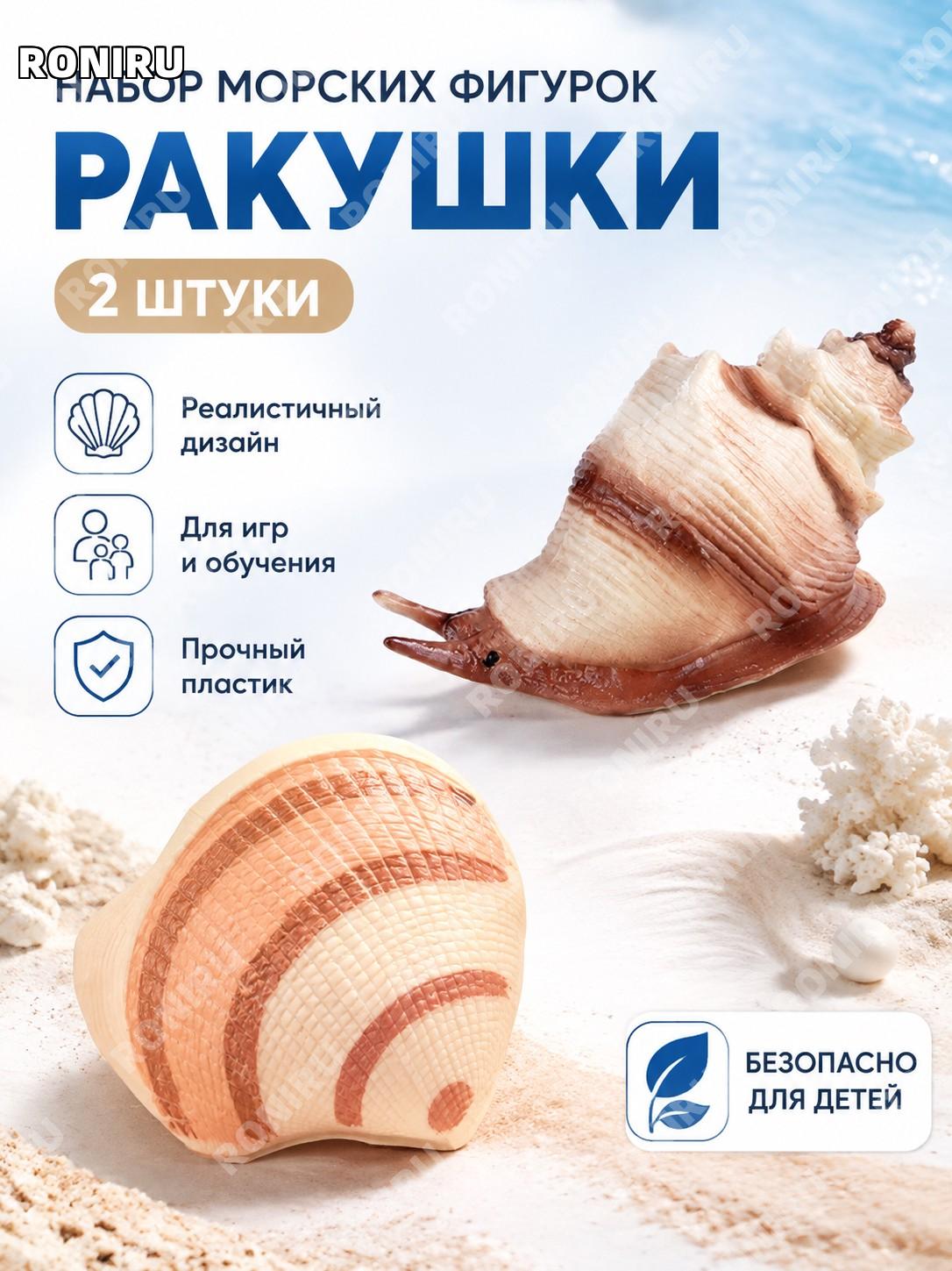 Набор пустых раковин BX 2 шт, морские ракушки для декора и творчества, искусственные раковины из пластика для дома