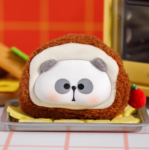 Серия игрушек MR.PA Paw Paw What to Eat: кукла-медвежонок 'Хлеб-Ёё' в слепой коробке, коллекционная