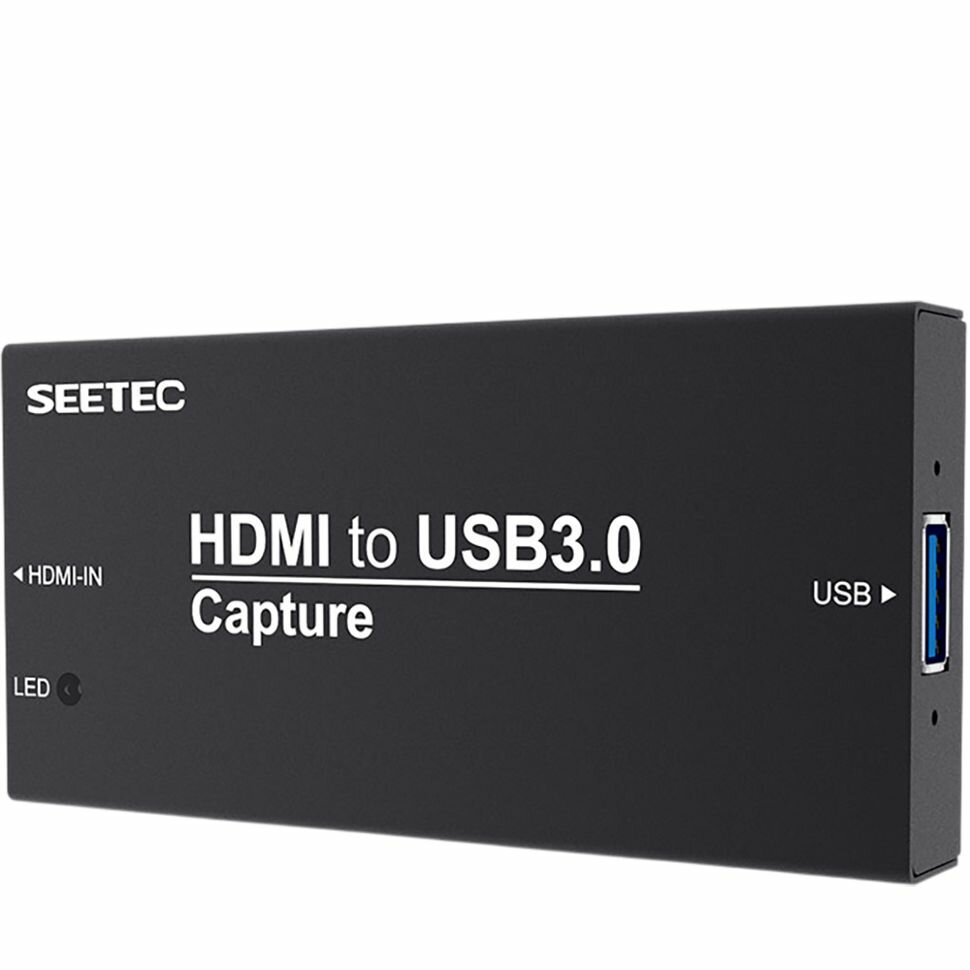 Карта видеозахвата SEETEC HTUSB HDMI - USB 3.0 Capture, черная