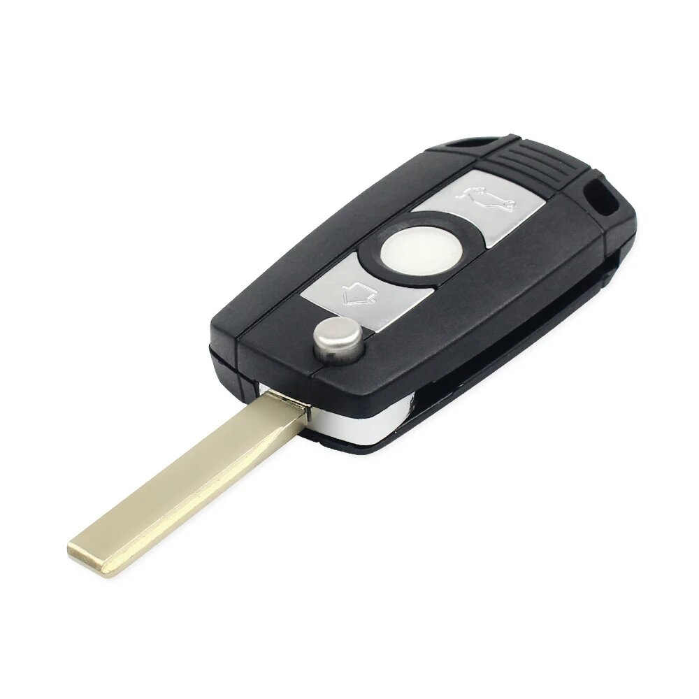 Корпус ключа BMW E36 E38 E39 E46 E53 E60 E61 E81 E83 E87 HU92 — фото 1
