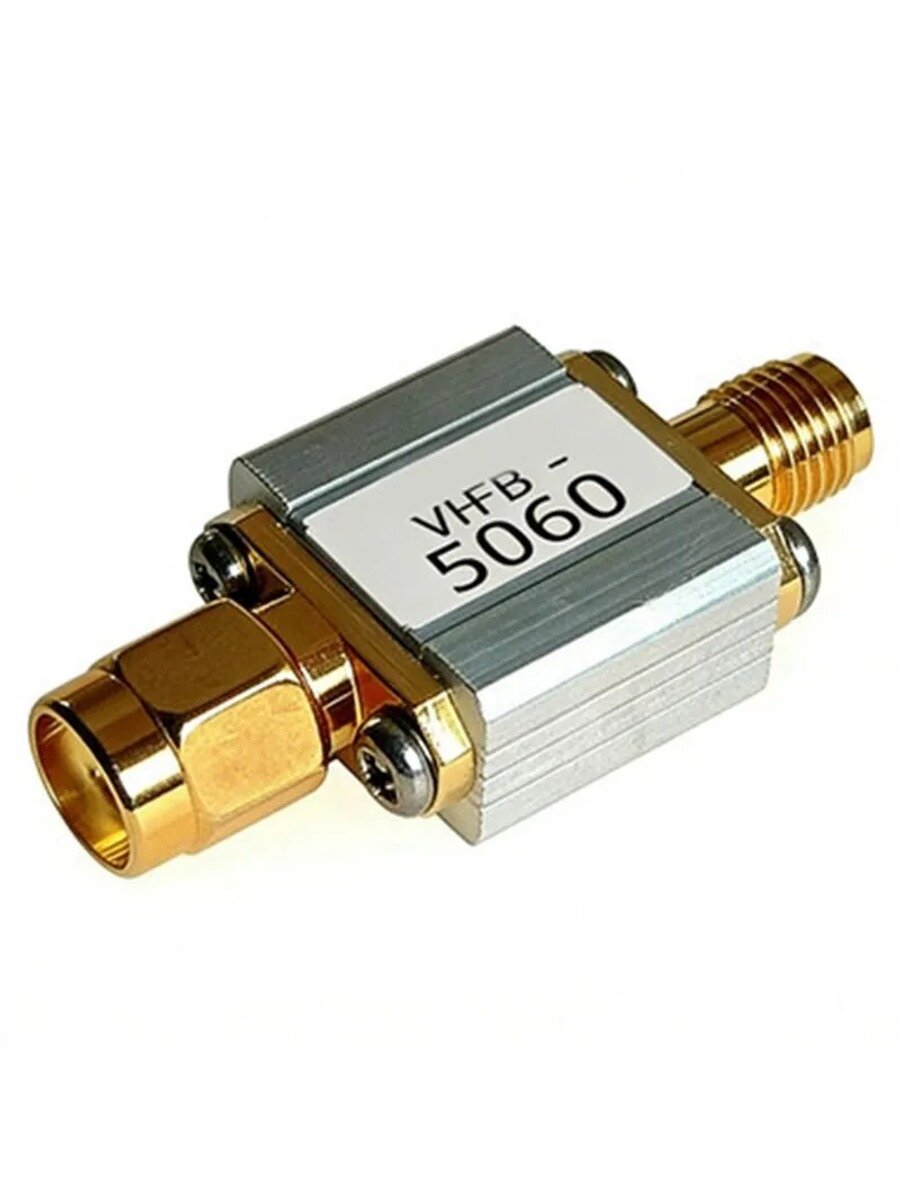 Полосовой фильтр 5.8G UWB/WiFi/WiMAX SMA 4900-6100 МГц, 50 Ом, 5 Вт