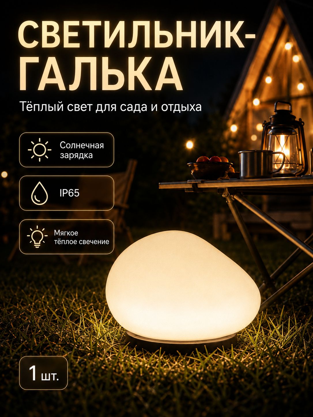 Садовые декоративные светильники-скульптуры