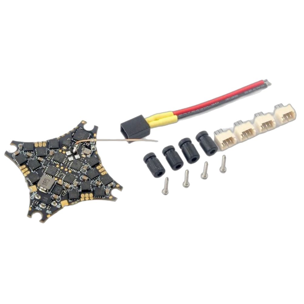 Контроллер полёта SuperX HD ELRS 1-2S AIO с встроенным 12A ESC, UART и приёмником ELRS V3 для Mobula6 / HDZero / Moblite7 / Walksnail