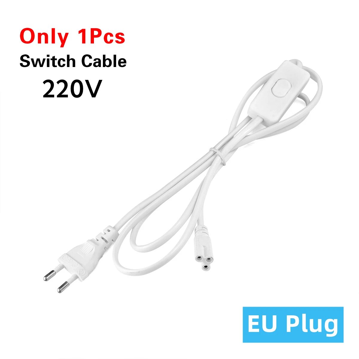 Лампа Lcamaw T5 T8 6W/8W Only EU Swtich Cable