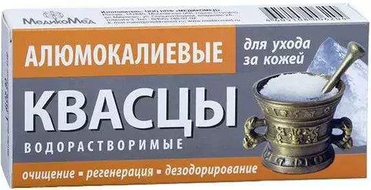 Квасцы алюмокалиевые водораствор 100г Медикомед