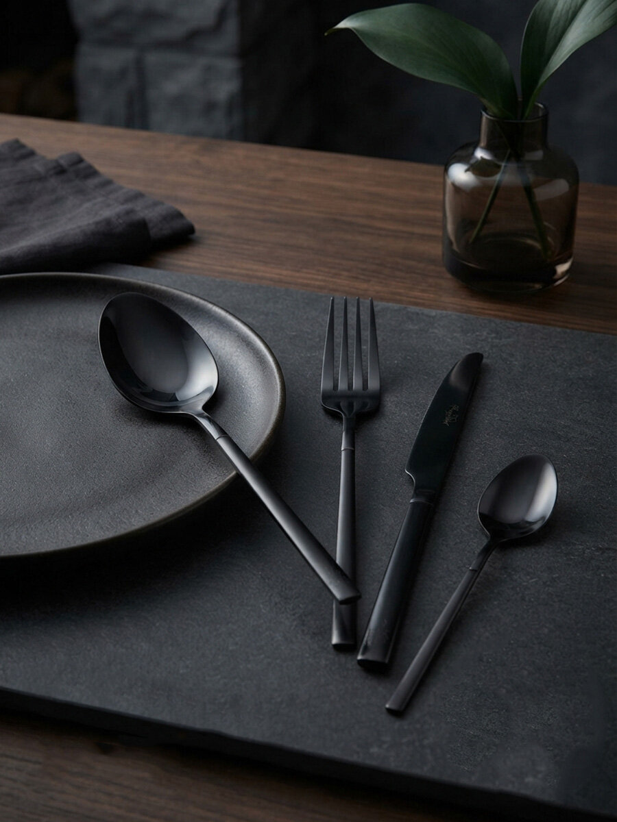 HappyEleph Набор столовых приборов cucina 16 предм. черный