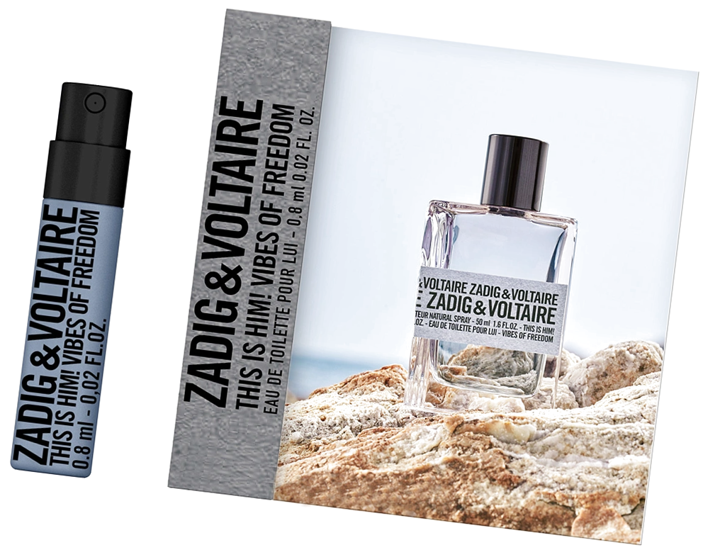 Zadig & Voltaire This Is Him Vibes Of Freedom / мужская миниатюра аромата 0.8 мл
