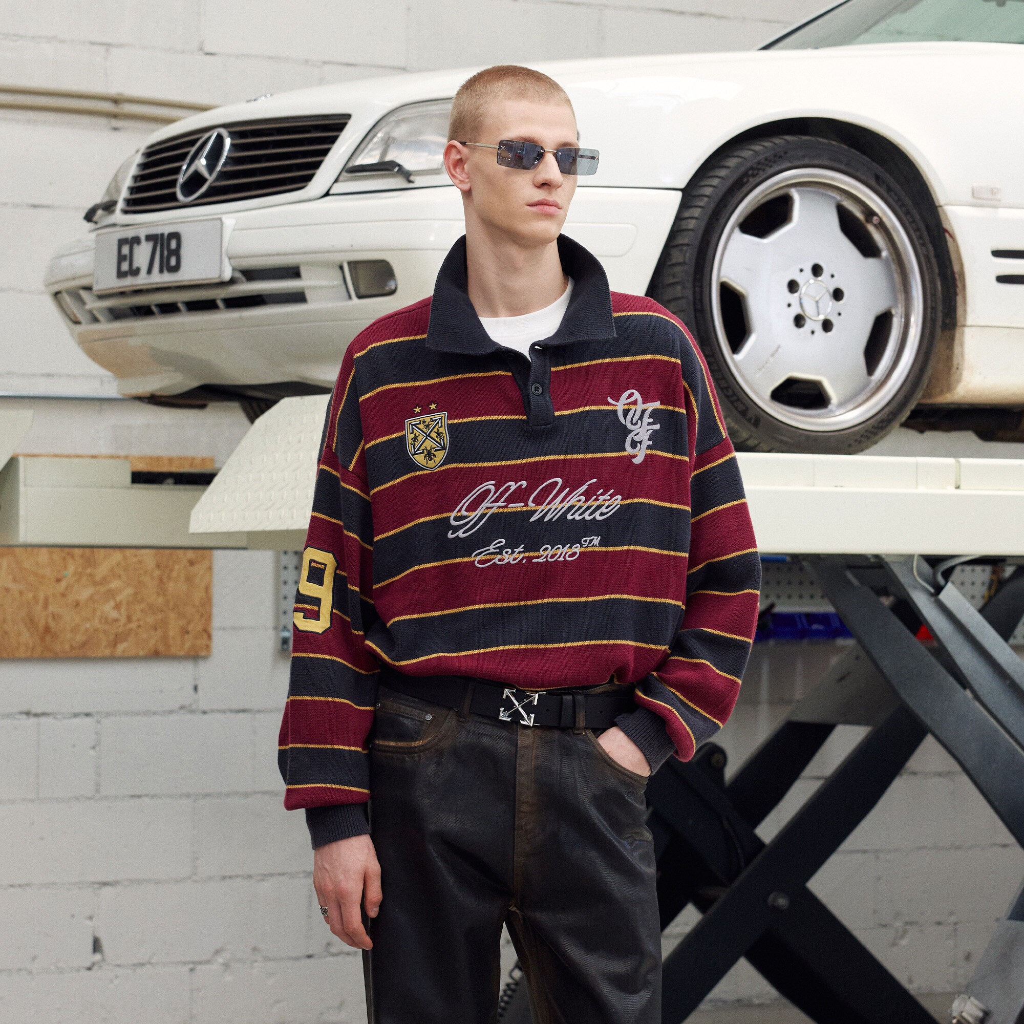 Поло Off-White