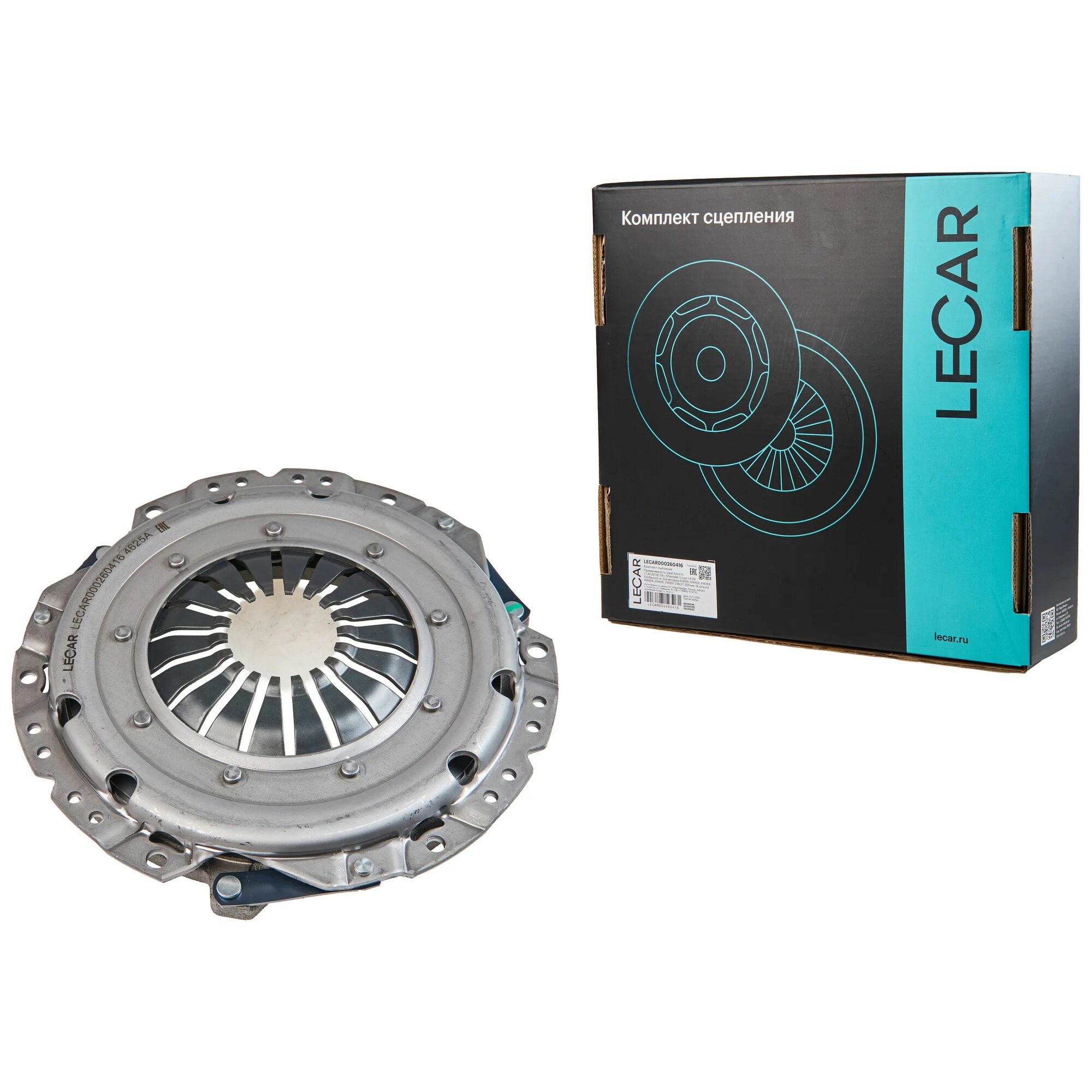 Комплект сцепления LECAR000260416( 205 мм,14шл.)для Opel Astra H, J 1.4,1.6,1.8, 04-; Chevrolet Cruze 1.4 09-