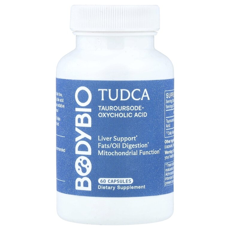 BodyBio, Tudca, 60 капсул