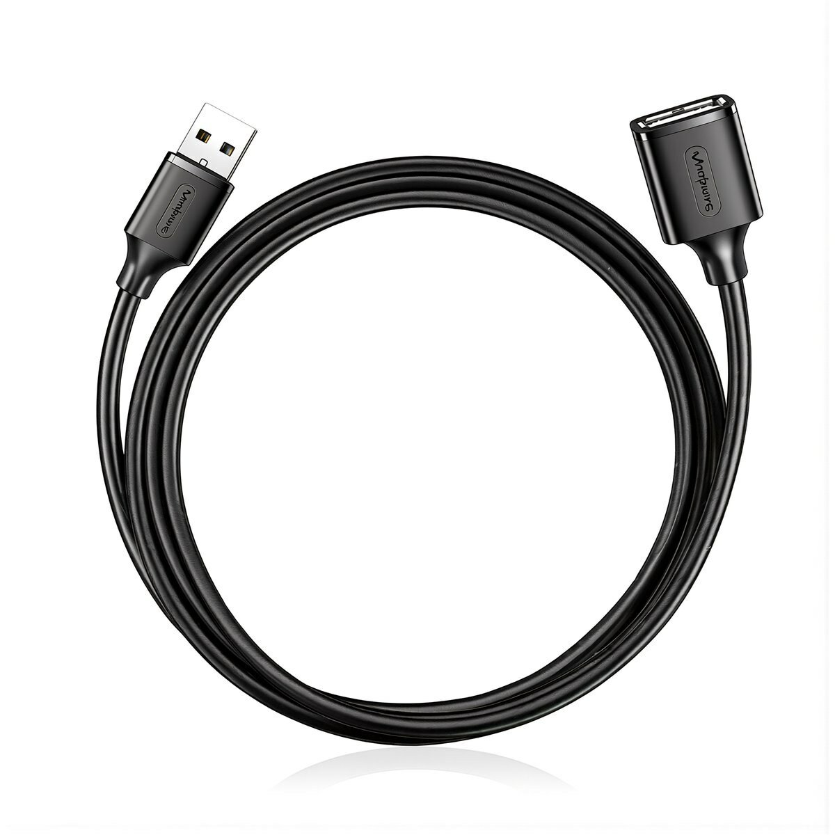 Обычным пользователям которые ежедневно используют USB периферию подходит удлинитель USB 2.0 0.5 м черный позолоченные разъемы, 0.5m