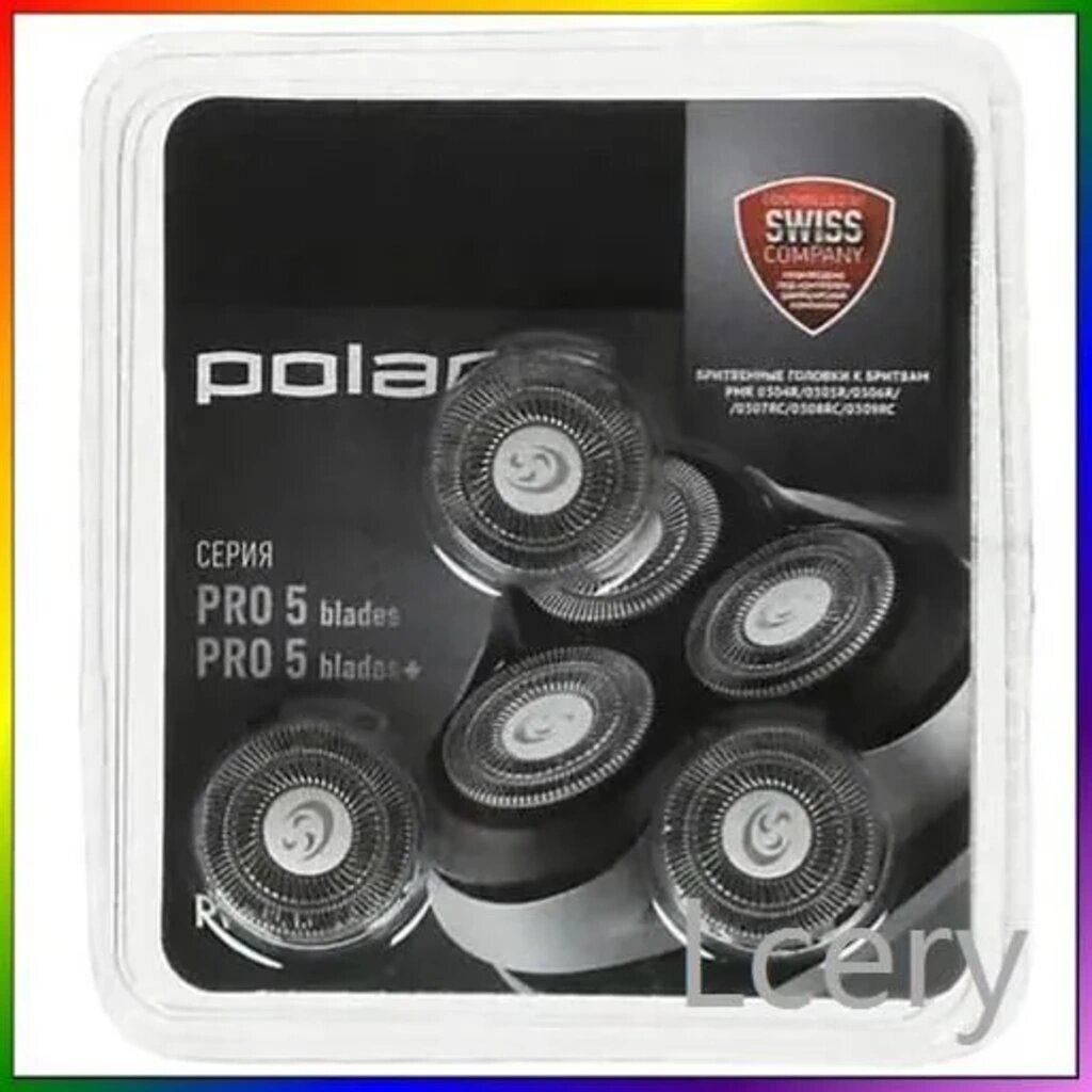 Сменные бритвенные головки Polaris PMRB 03, 3 шт, для PMR 0304R-0309R, Комплектующие для