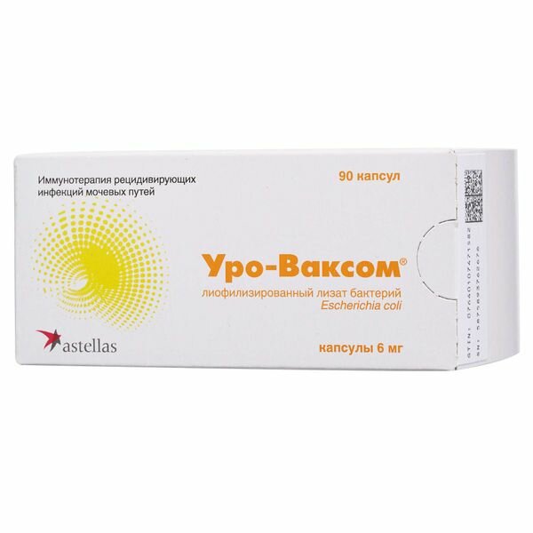 Уро-ваксом капсулы 6мг 90шт