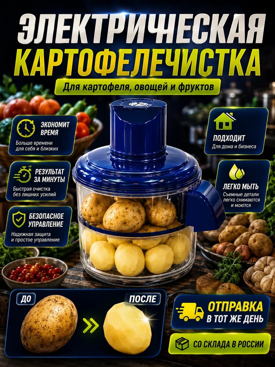 Картофелечистка электрическая для дома