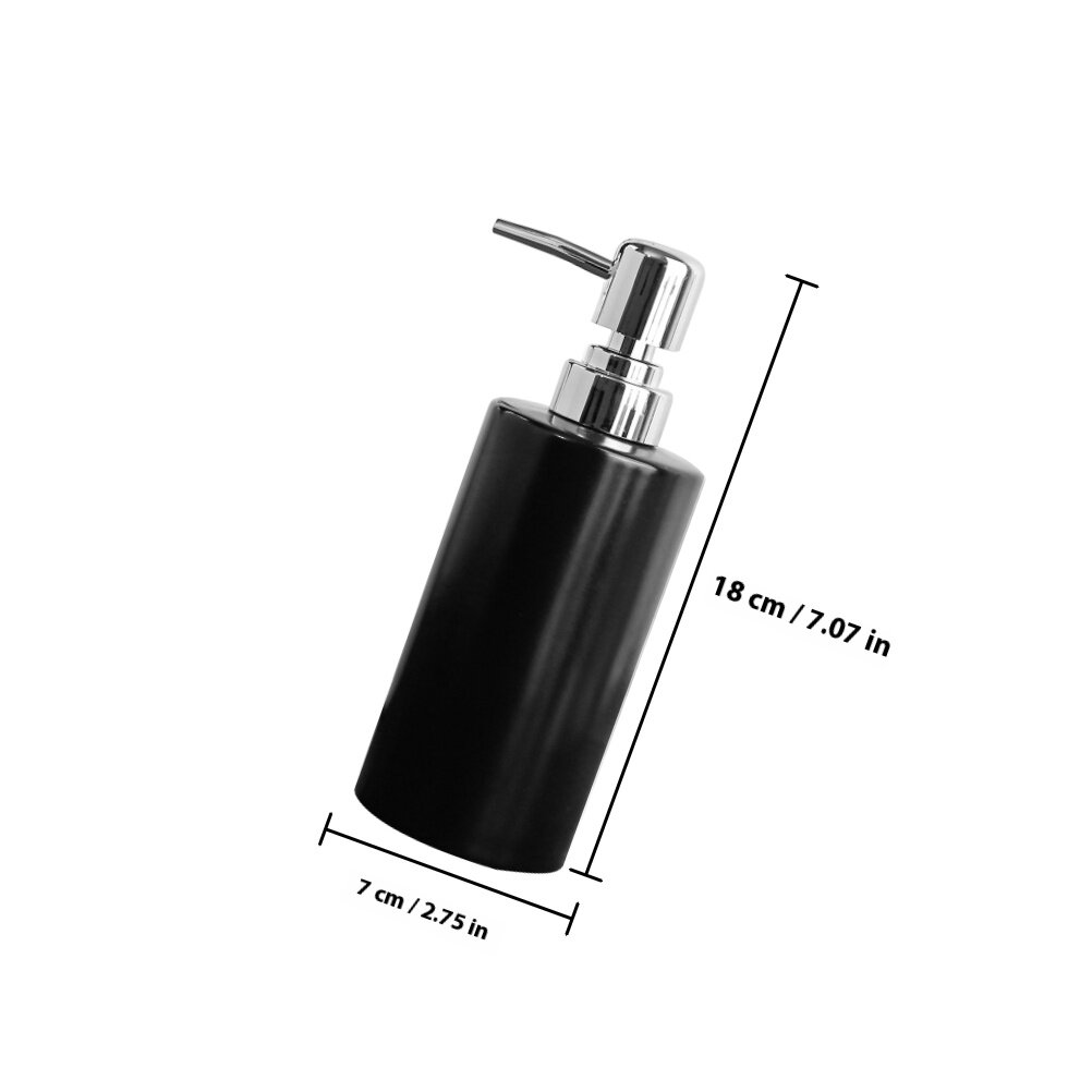 Диспенсер Для Мыла Из Нержавеющей Стальи Объемом 18.00X7.00X7.00Cm