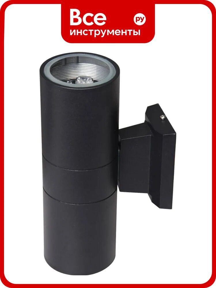 Светодиодный светильник Jazzway архитектурный PWL-26090/30D 2х5Вт 6500К BL черный фасадный 230В/50Гц IP65 1018618B