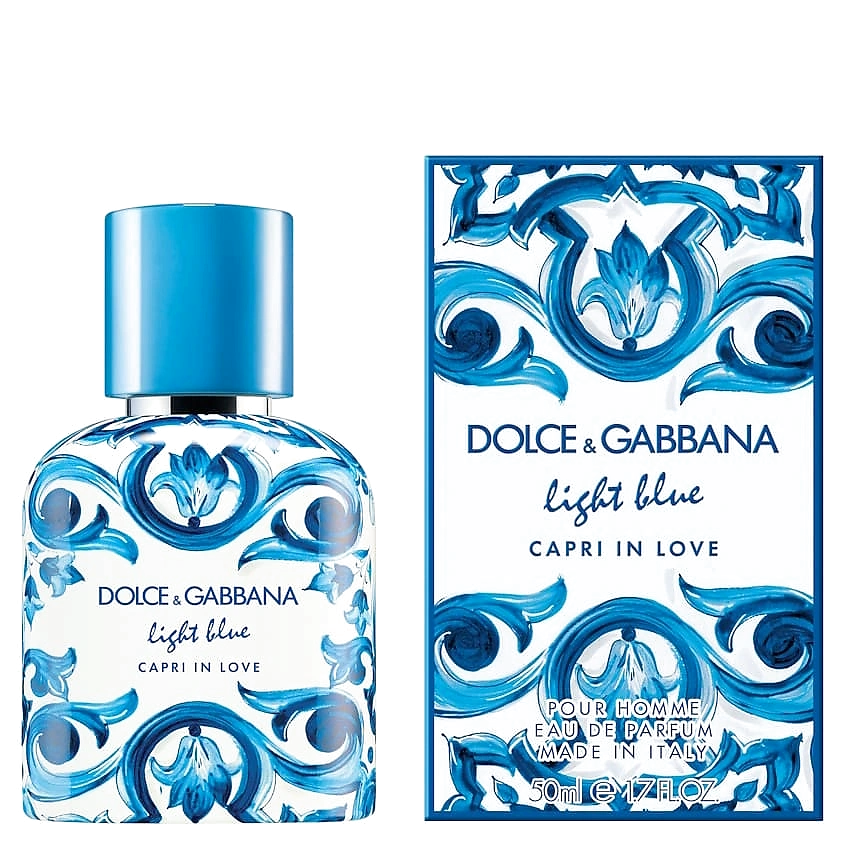 Парфюмерная вода Dolce & Gabbana Light Blue Capri In Love Pour Homme для мужчин 50 мл