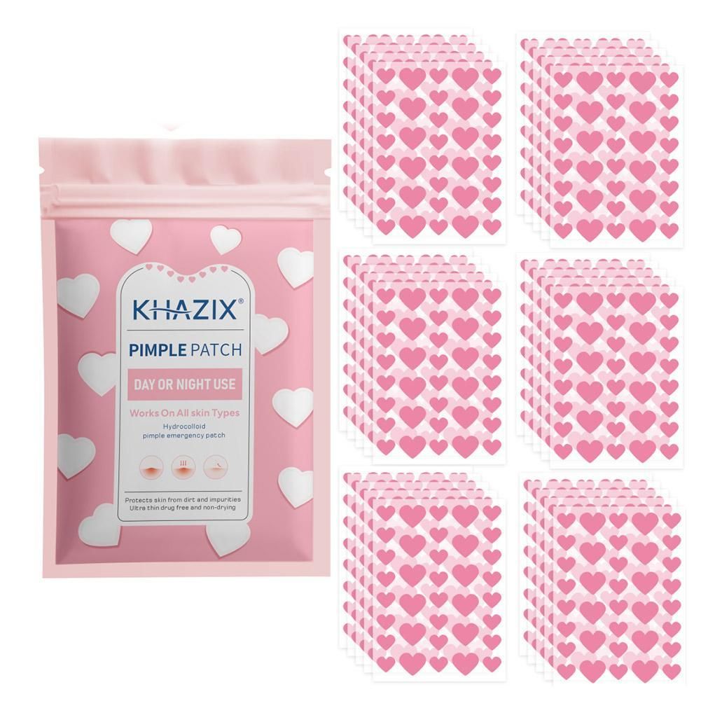 KHAZIX Патчи от прыщей, гидроколлоидные, в форме сердца, 360 шт