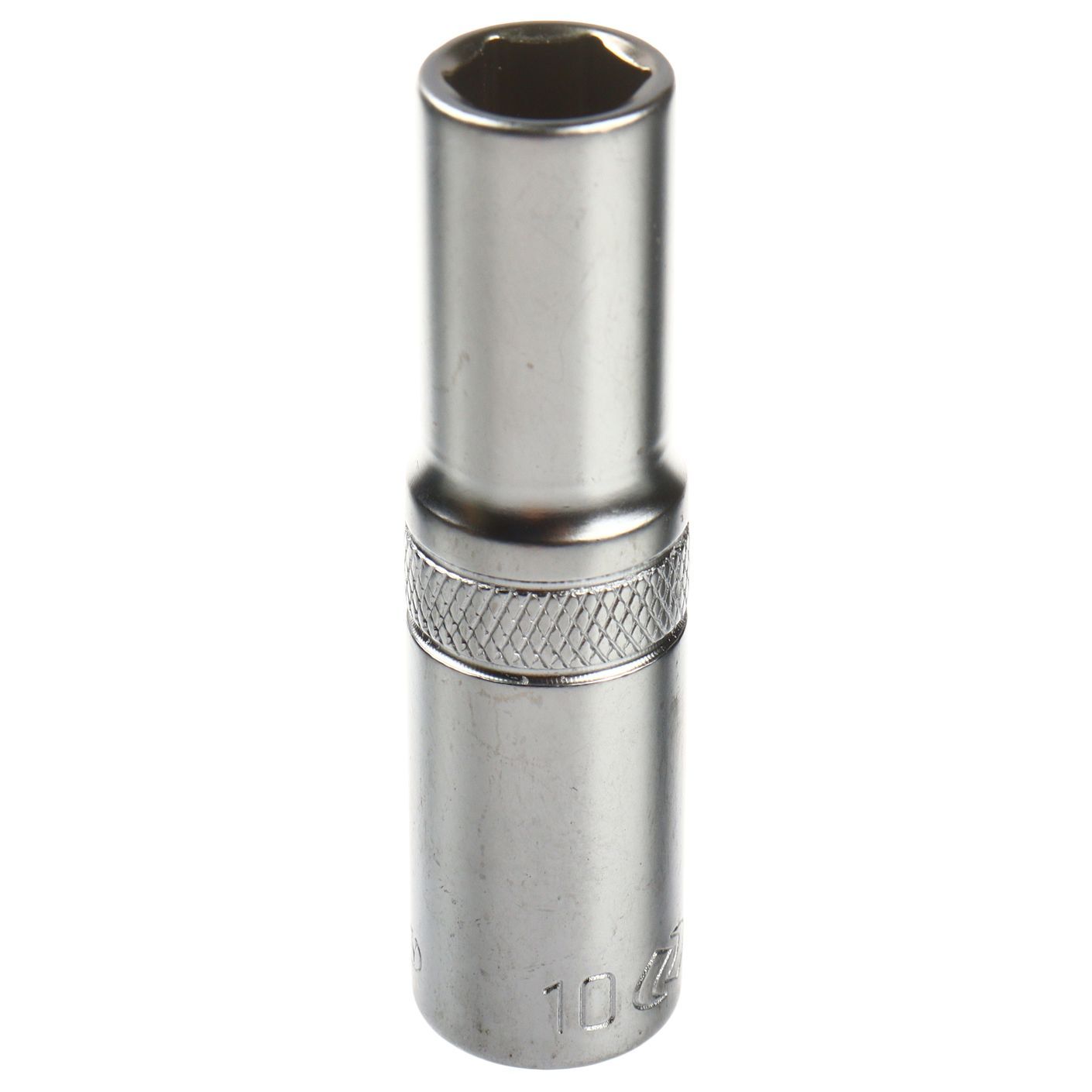 Головка торцевая 10мм 3/8" 6-гранная глубокая, Cr-V