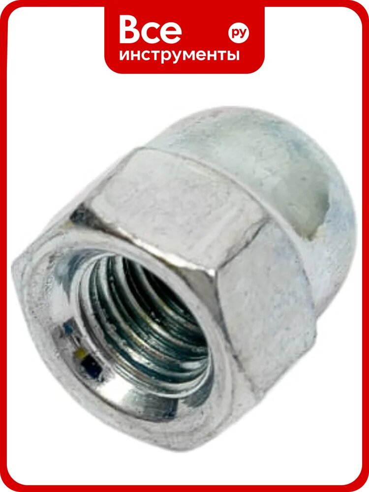 Глухая гайка Доброга М6, 6 шт, DIN 1587 ЦБ-00021444