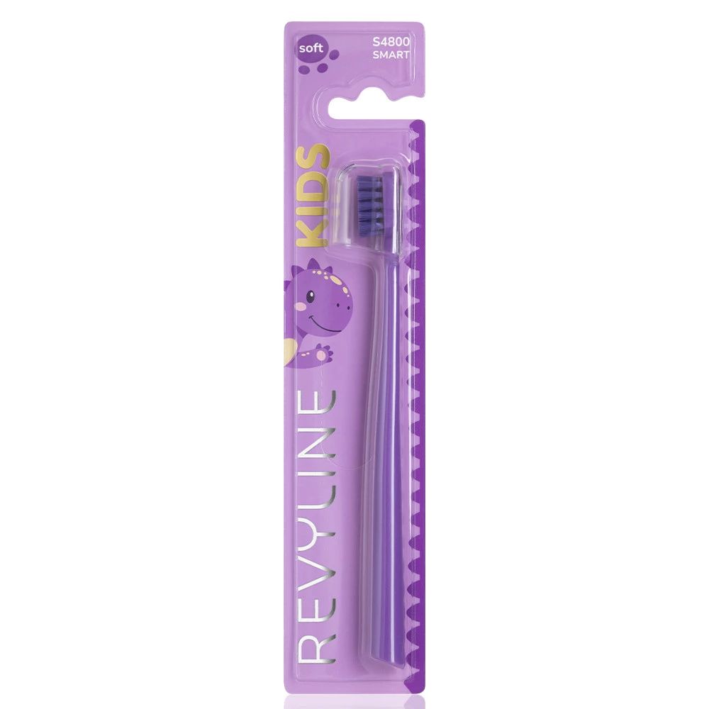 Зубная щетка детская Revyline KIDS S 4800, фиолетовая, 3-12 лет