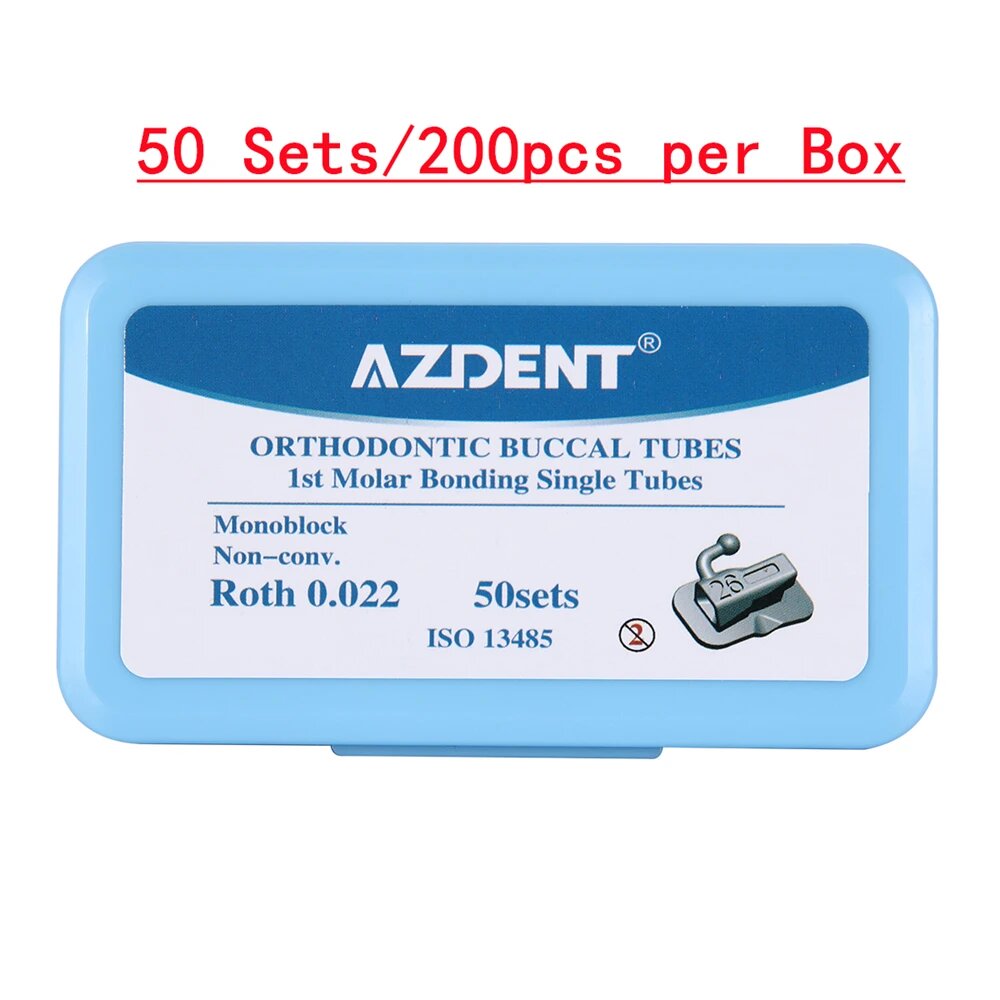 AZDENT Буккальные трубки Roth 0.022