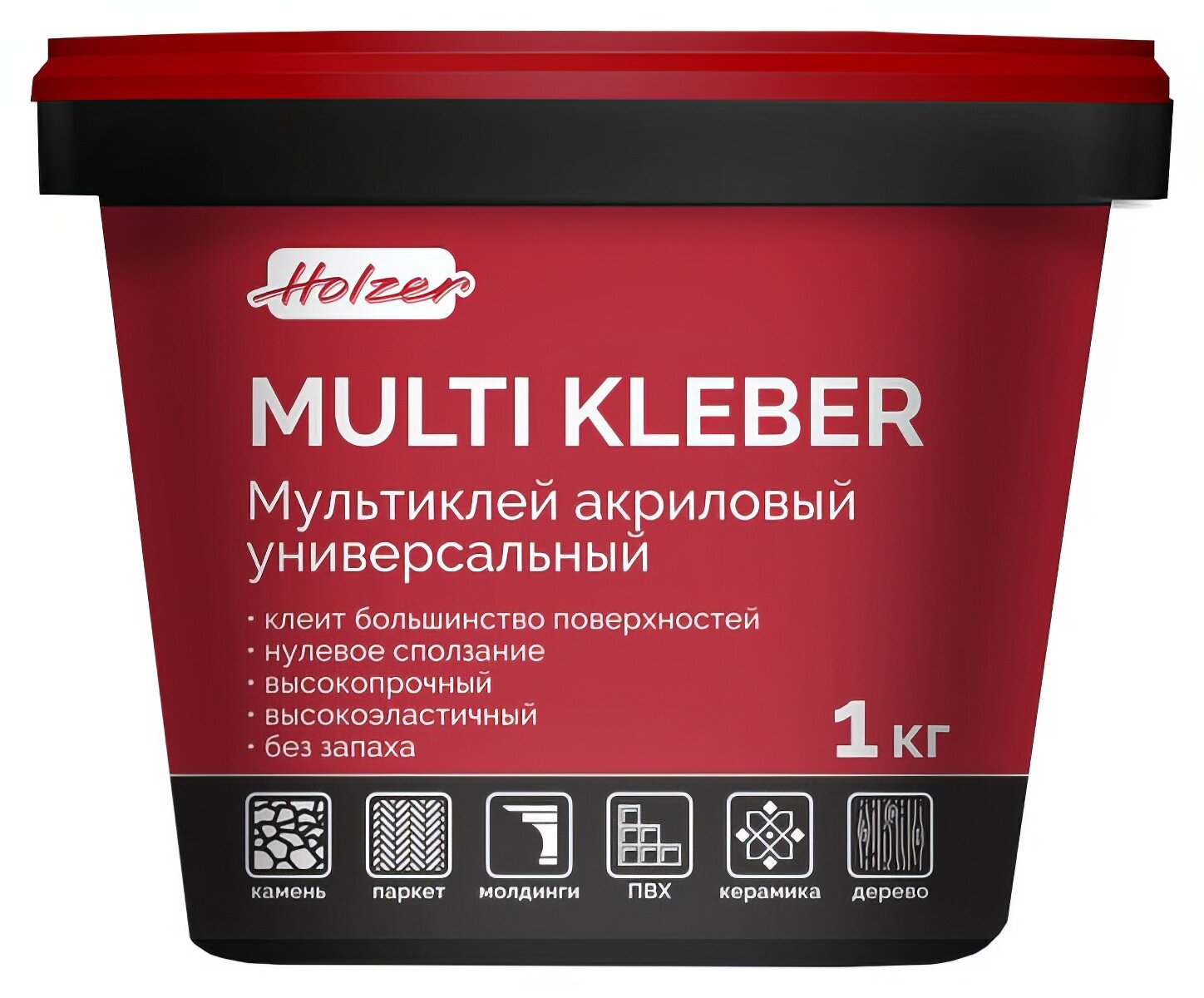 Клей акриловый HOLZER Multi Kleber универсальный 1кг