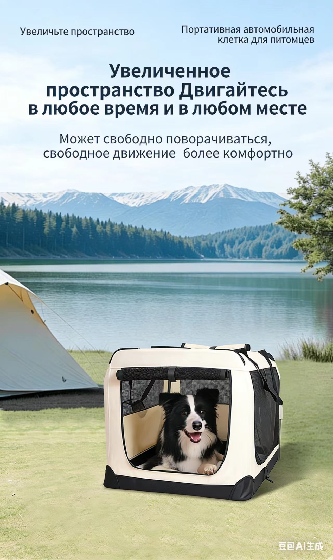 Клетка для собак, переноска для животных, выставочная палатка, дом-тент72х52х52 см