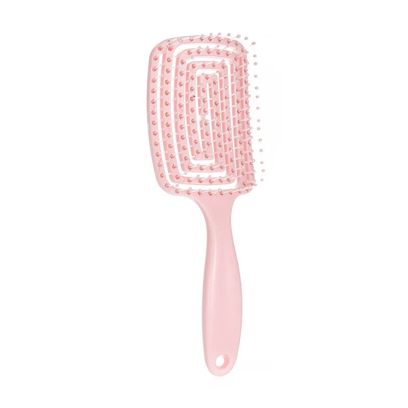 Расческа WANMEI для объема и распутывания волос Розовый, light pink