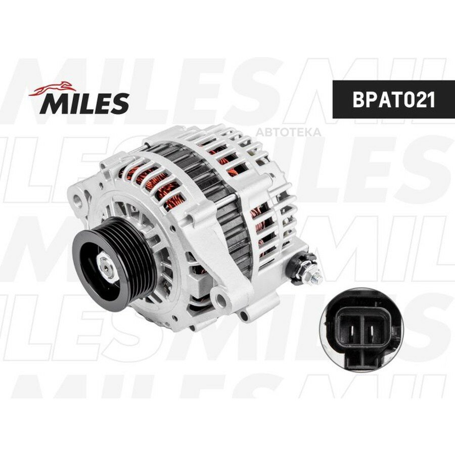 Генератор FORD FOCUS I 1.8-2.0 16V 01-04 80A 14V MILES BPAT021