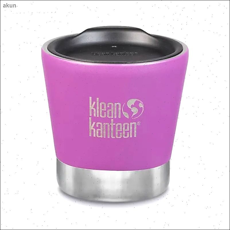 Klean Kanteen Термокружка 0.23 л, холод 10 ч, тепло 2 ч, крышка-чашка, ударопрочный корпус, фуксия