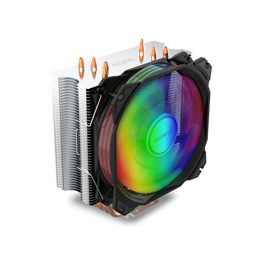 Кулер для процессора Alseye M120-SE V2.0, 1х120мм, 8001700rpm, 4-pin, для охлаждения корпуса и комплектующих ПК
