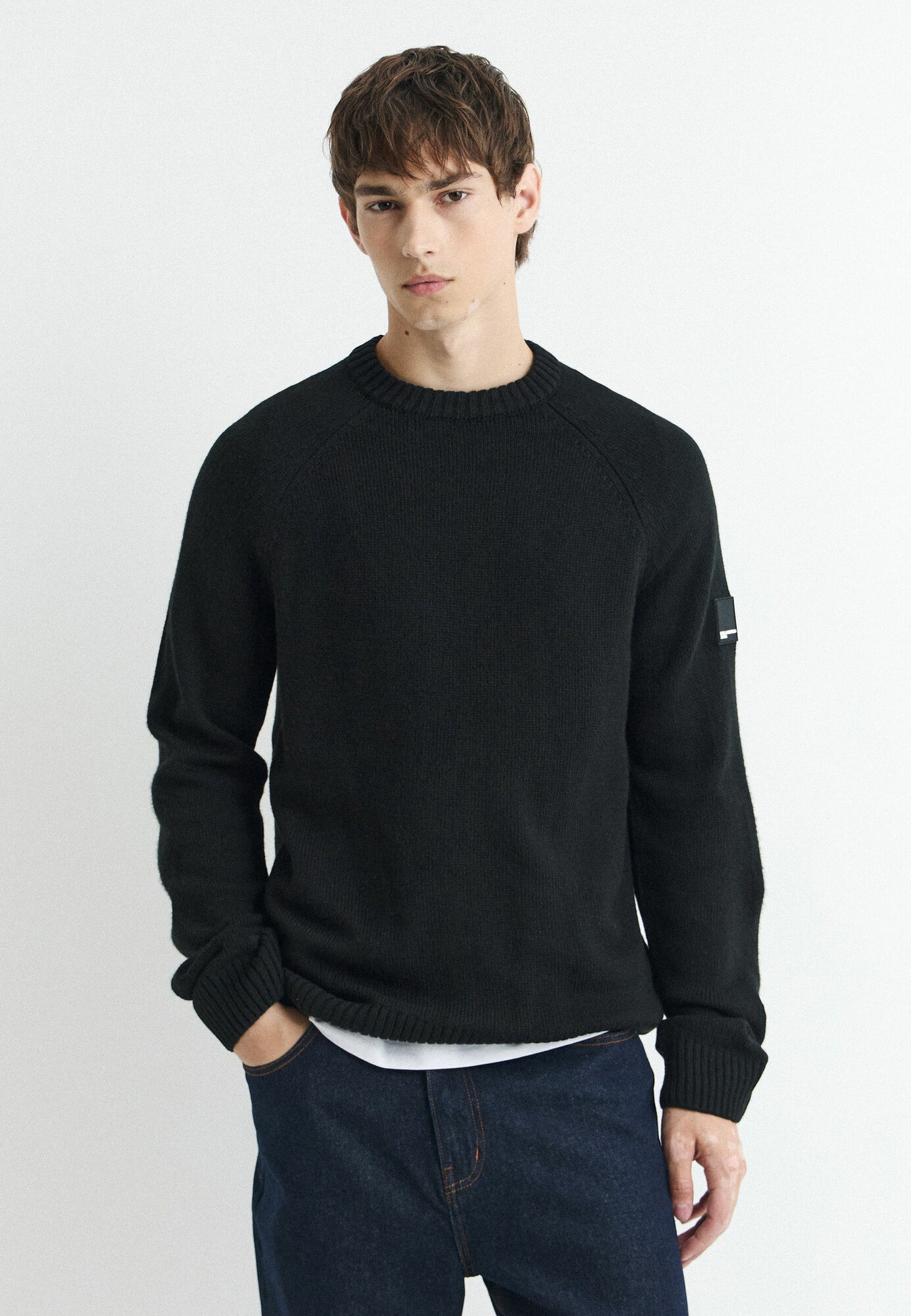 Джемпер KARL LAGERFELD JEANS, размер XL, черный