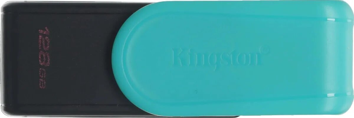 Флешка USB Kingston DataTraveler Exodia S 128ГБ, USB3.0, бирюзовый и черный