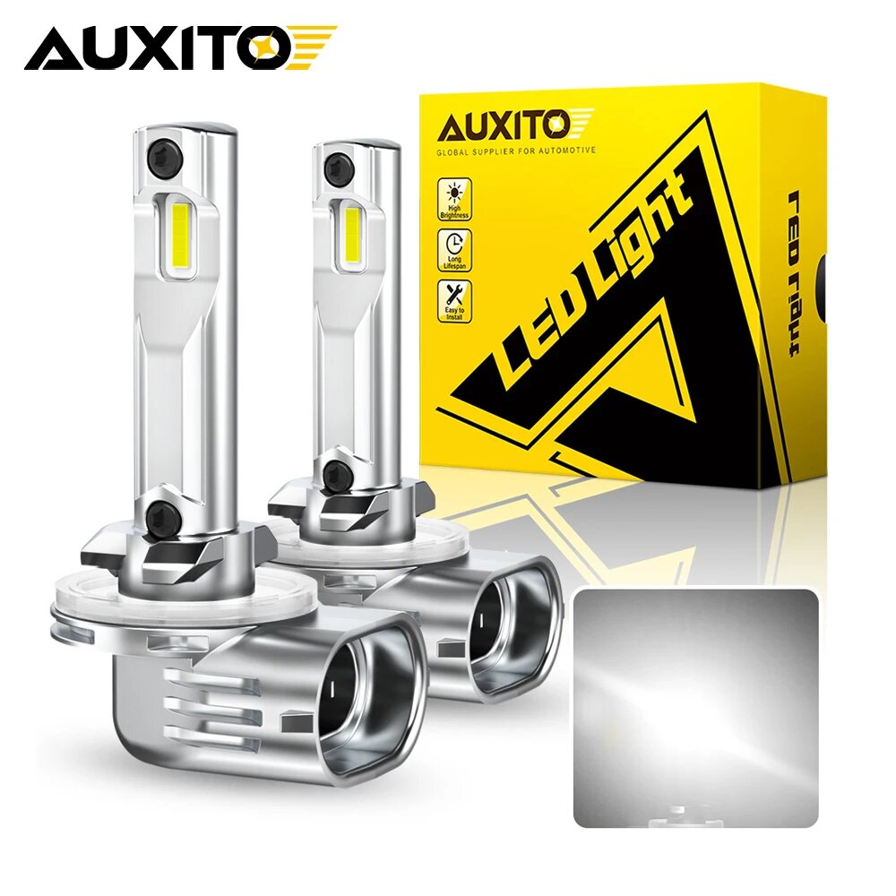 AUXITO 2 шт. H27W/2 светодиодные фонари 880 H27W/1 H27 881 светодиодные противотуманные фары белые DRL дневные ходовые огни для автомобиля 12 В 6500 К