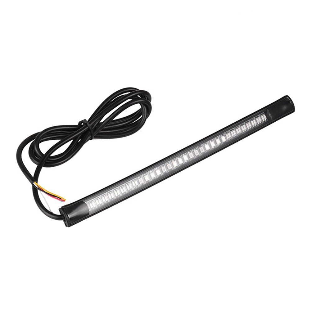 4 Штуки Светодиодные Габаритные Огни 12V Для Авто Мотоциклов 48 SMD 3528 Гибкие Водонепроницаемые Чёрного Цвета 4Pcs
