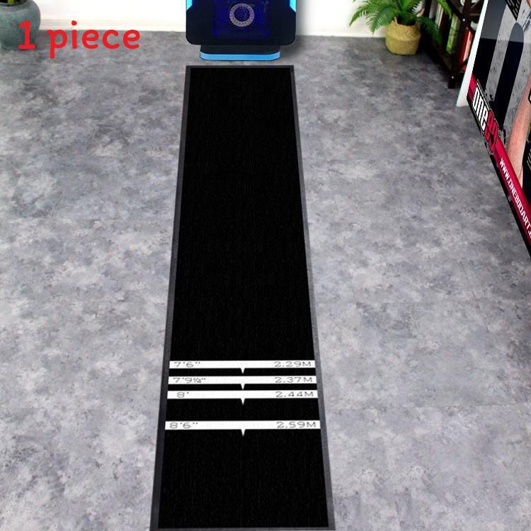 Waterproof crystal velvet dart training mat with easy clean surface for game rooms style i 60x260cm
