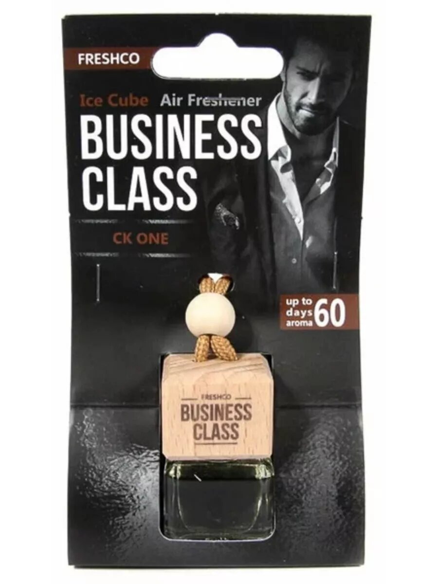 Ароматизатор на зеркало бочонок Business Class ice cube