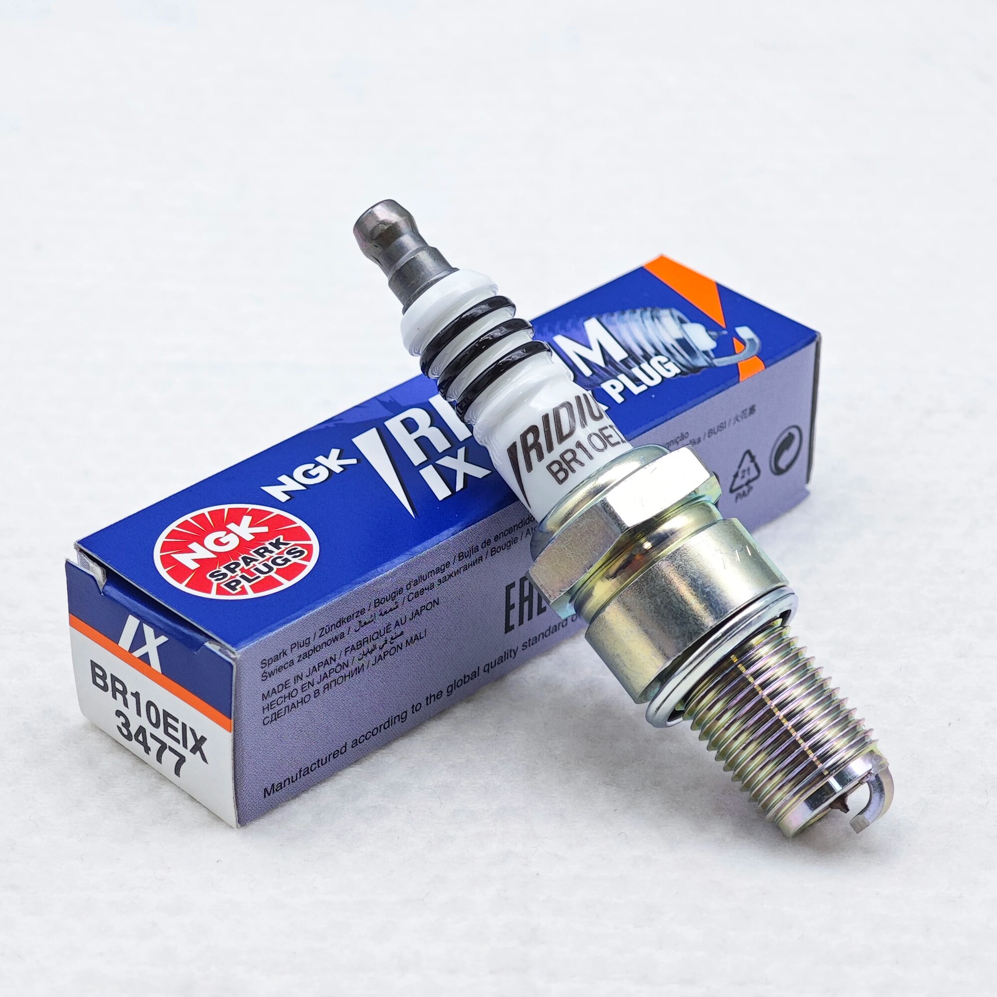 1 шт. BR10EIX 3477 NGK Iridium IX свеча зажигания замена для BR10ES B10ES B10EV B10EVX B10EGV BR10EV BR10EVX R4118S-10 B11EGV B11EN